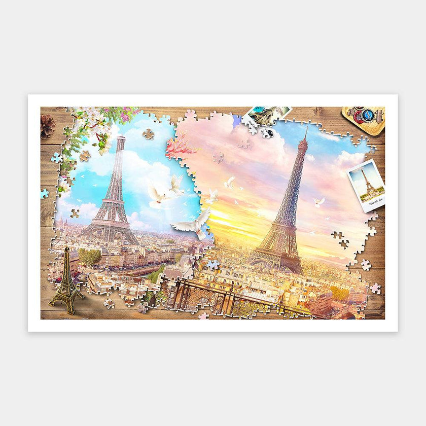 Puzzle in Puzzle - The Magnificent Eiffel Tower - 1000 Piece Jigsaw Puzzle | Get Pintoo from ...