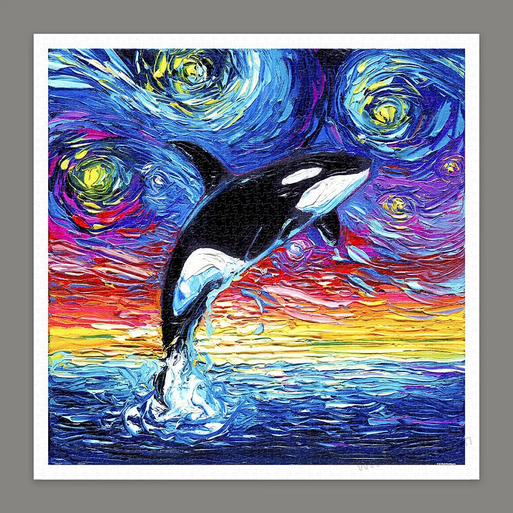 Orca Night - 1600 Piece Jigsaw Puzzle | Pintoo – SHOWCASE PUZZLES