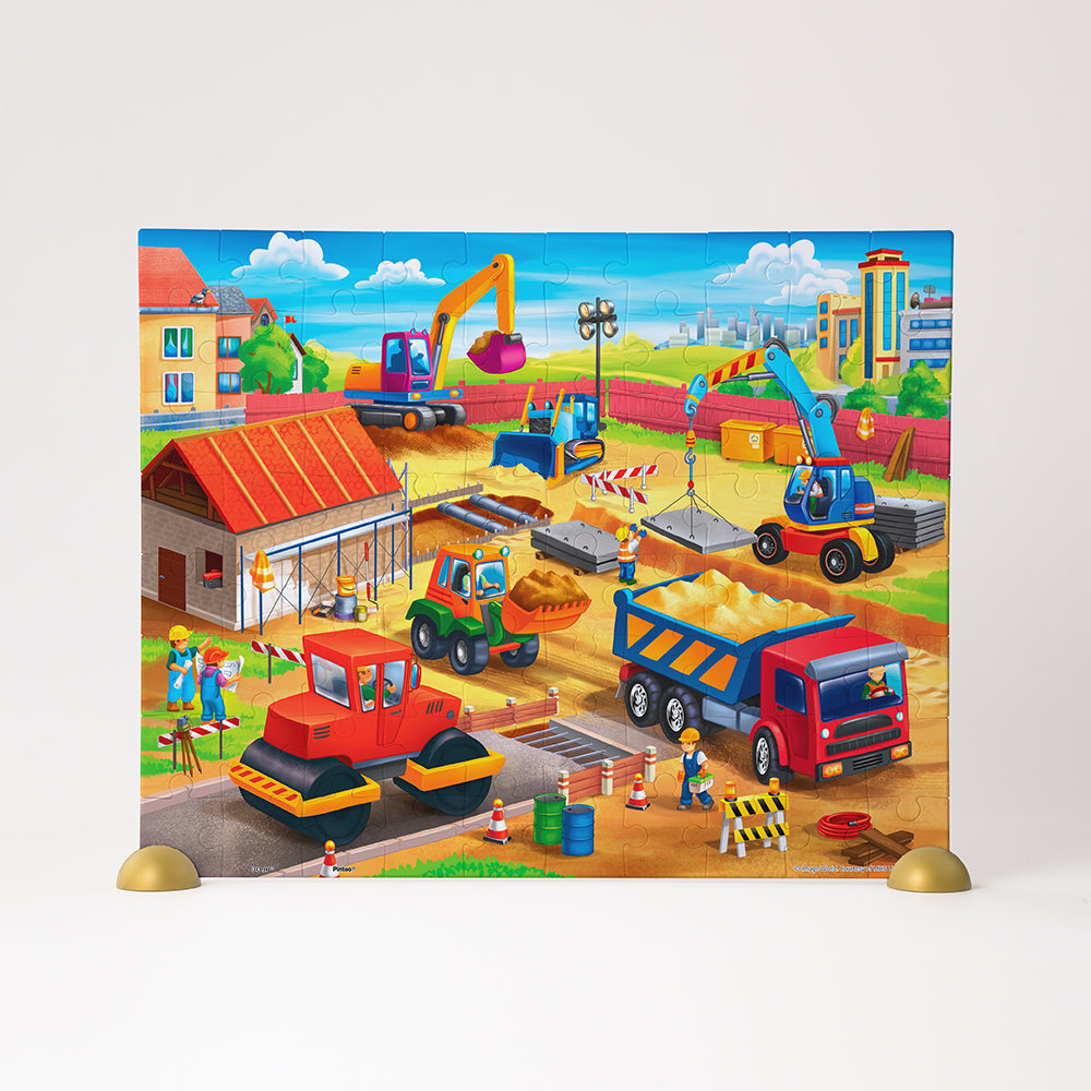 Building A Village - 80 Piece Junior Jigsaw Puzzle | Pintoo – SHOWCASE ...
