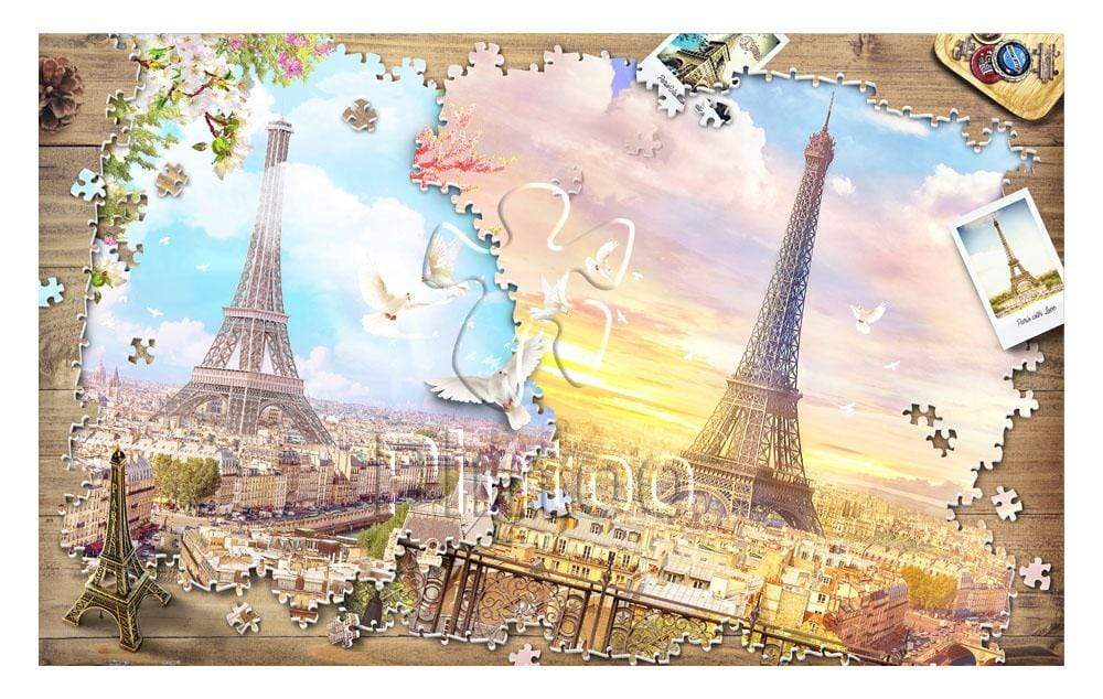Puzzle in Puzzle - The Magnificent Eiffel Tower - 1000 Piece Jigsaw Puzzle | Pintoo – SHOWCASE ...
