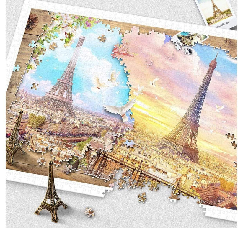 Puzzle in Puzzle - The Magnificent Eiffel Tower - 1000 Piece Jigsaw Puzzle | Pintoo – SHOWCASE ...