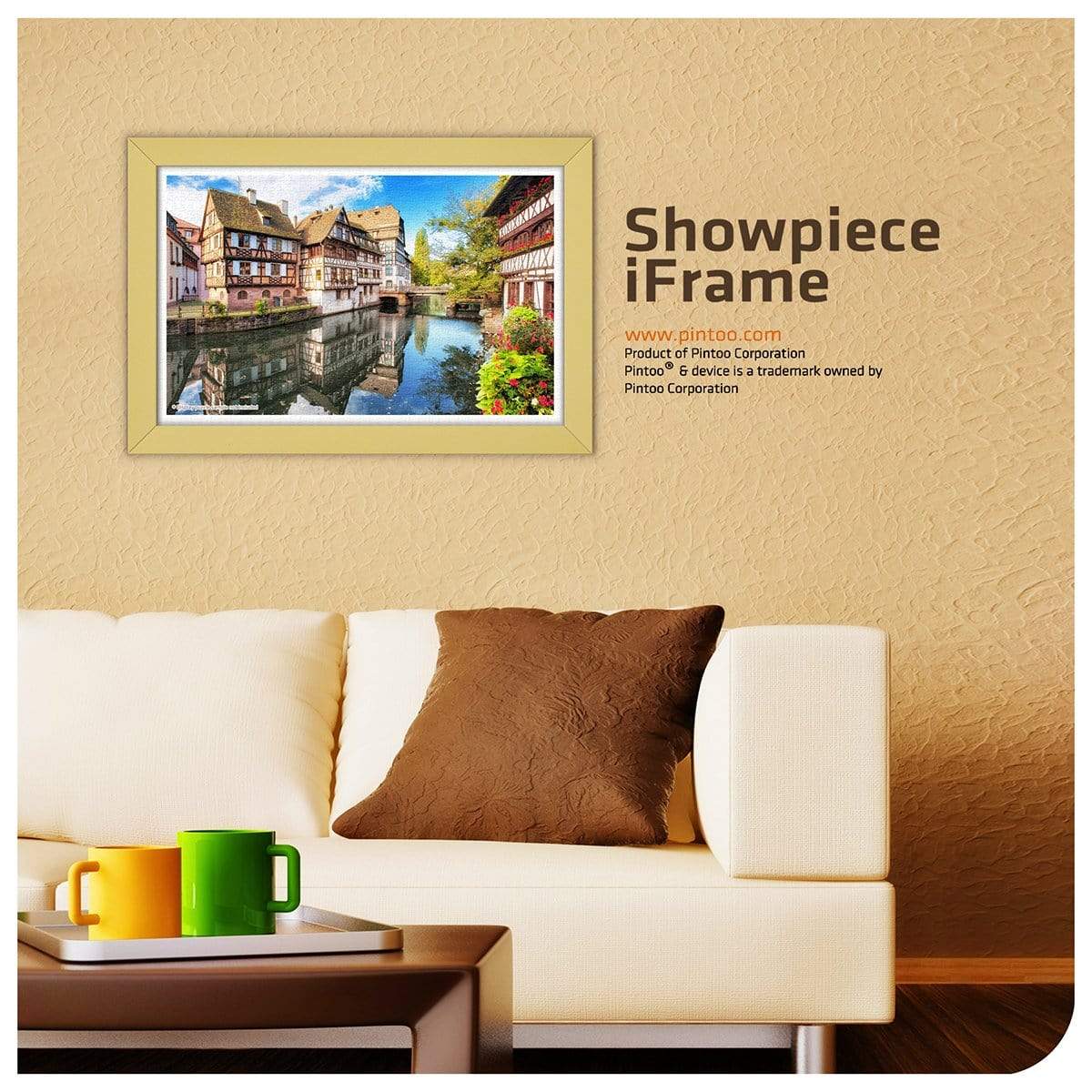 Oak Plastic Jigsaw Puzzle Frame (1000pcs) | Pintoo – Showcase Puzzles